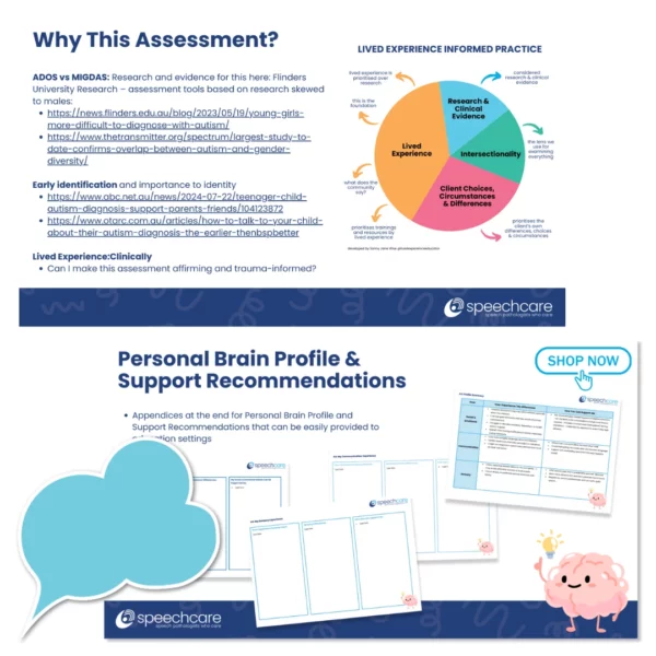 Affirming Autism Assessments – Training PDF & Video - SpeechCare